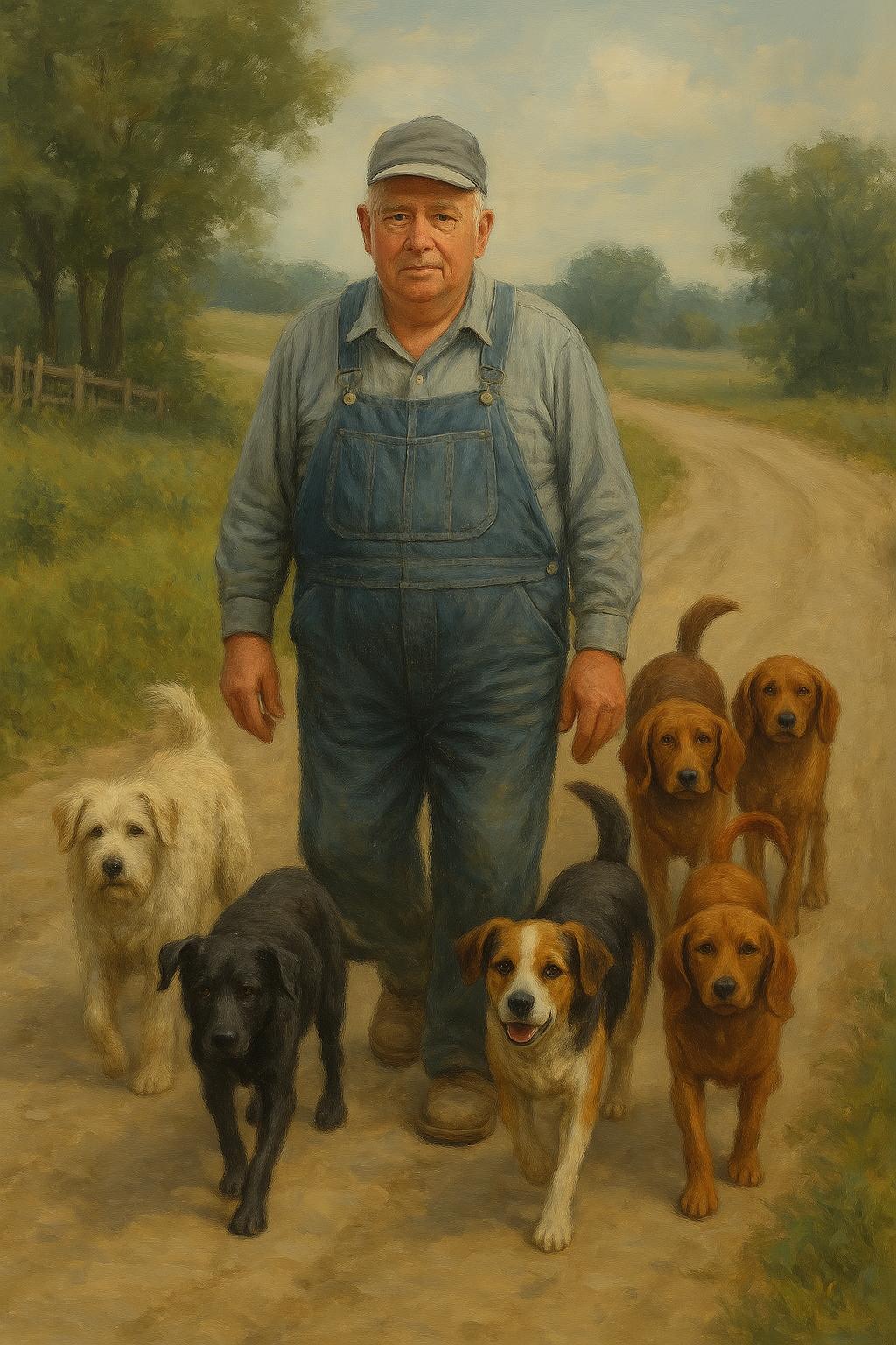 Frank and His Parade of Dogs – Porch Blog